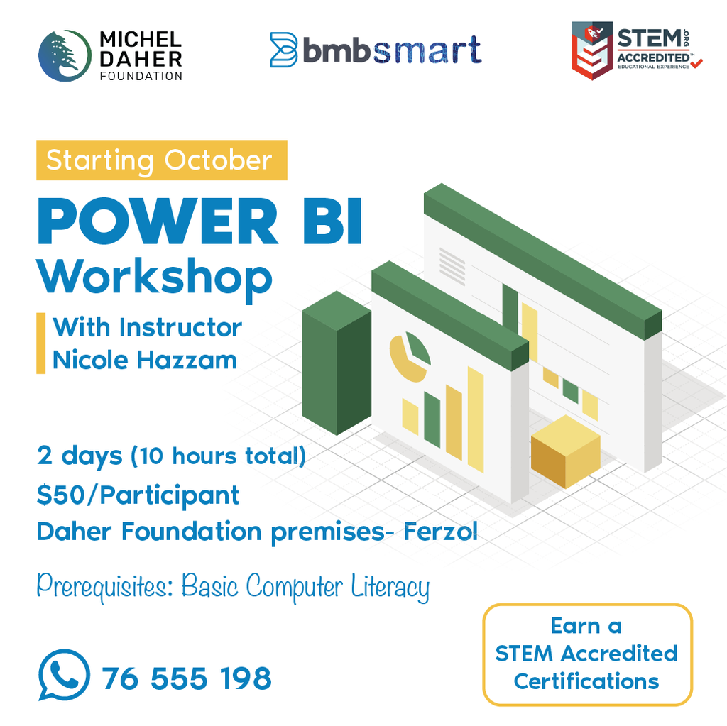 Power BI Workshop with Daher Foundation | BMB Smart